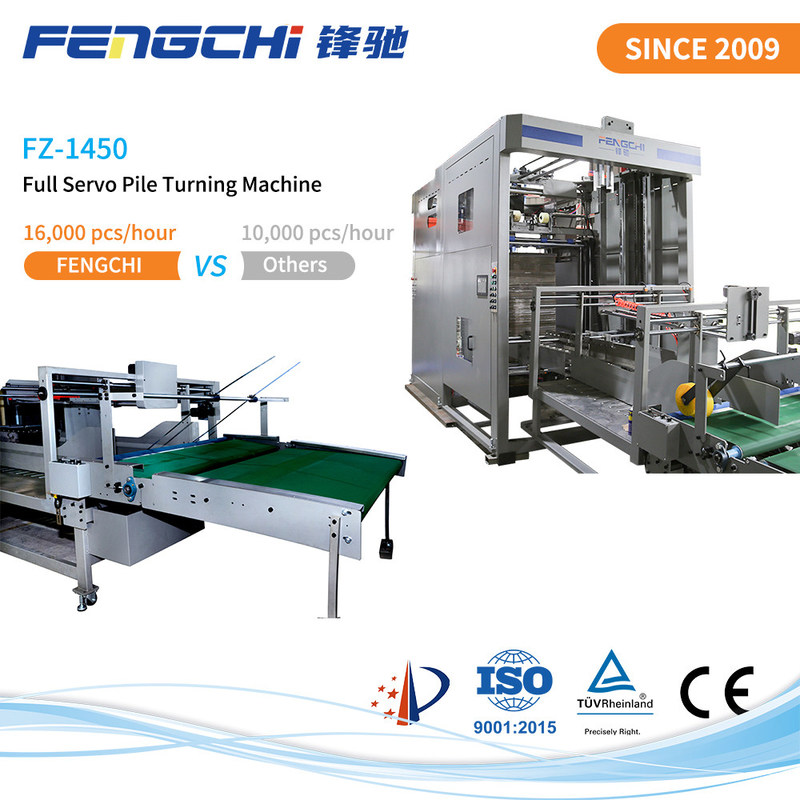 Digital Operation System Flip Flop Turner And Stacker For Corrugated ...