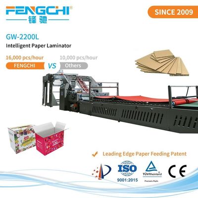 Unique Servo Vacuum Paper Feeding Hot Flute Laminating Machine for ...